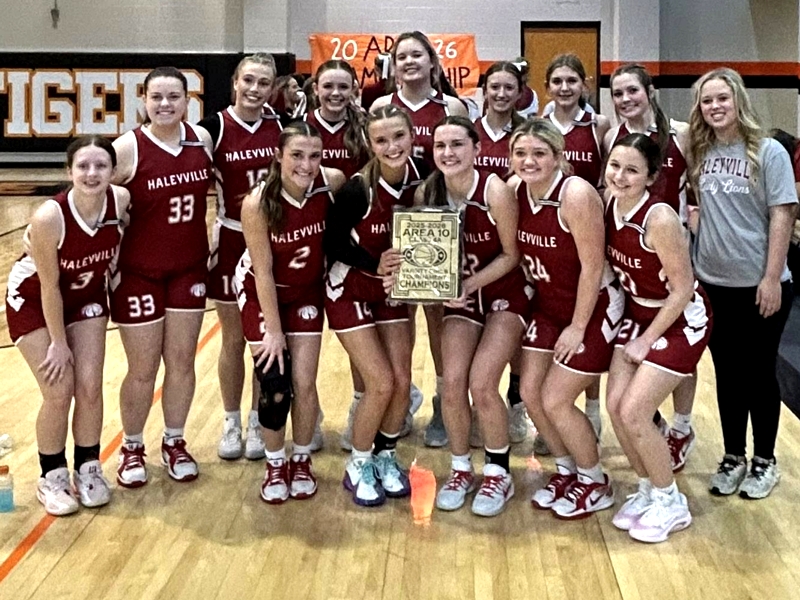 Lady Lions Area Champions - Haleyville Broadcasting Company